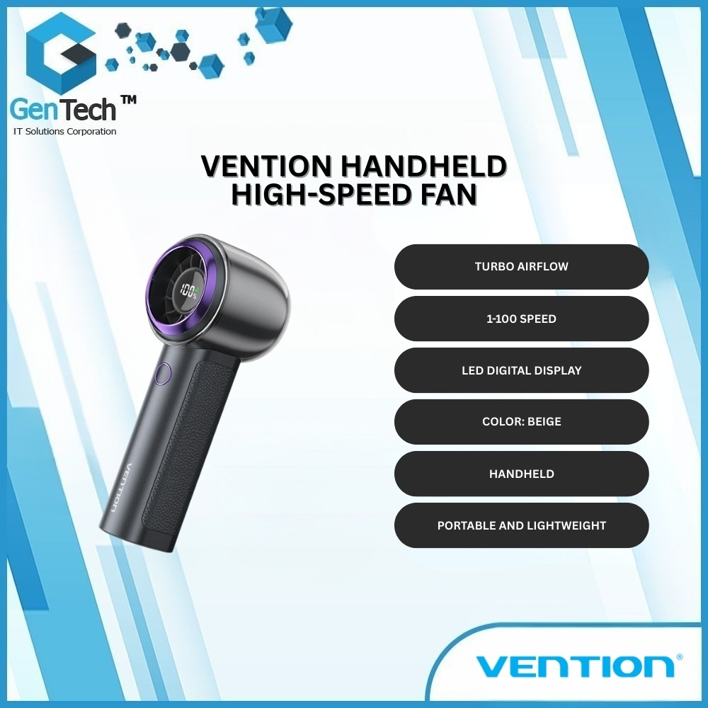 Vention Handheld High-Speed Fan, Beauty & Personal Care, Sanitary ...