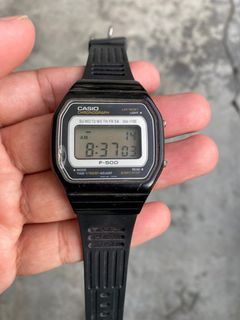 Vintage Watch Casio F-12 (500), Men's Fashion, Watches & Accessories ...
