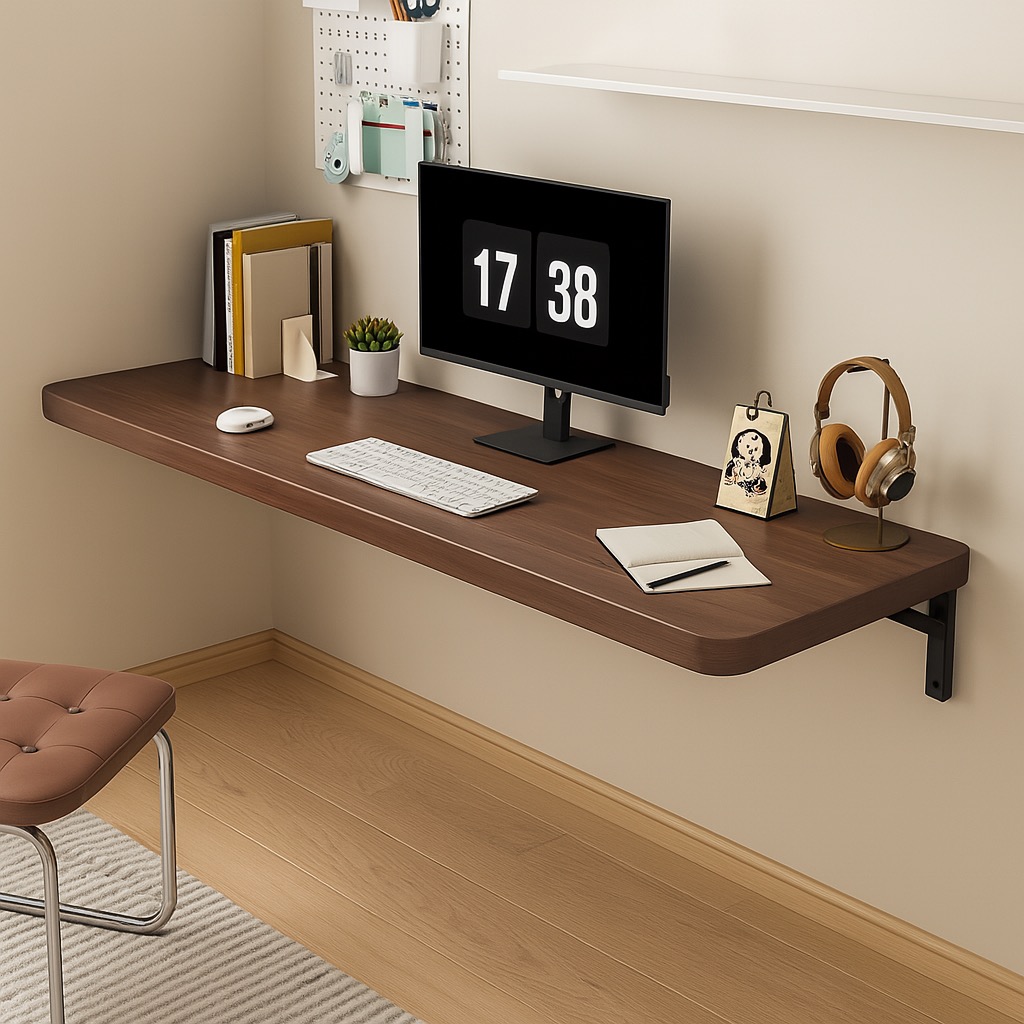 Wall Mounted Desk For Home Office | Space Saving Floating Study Desk ...