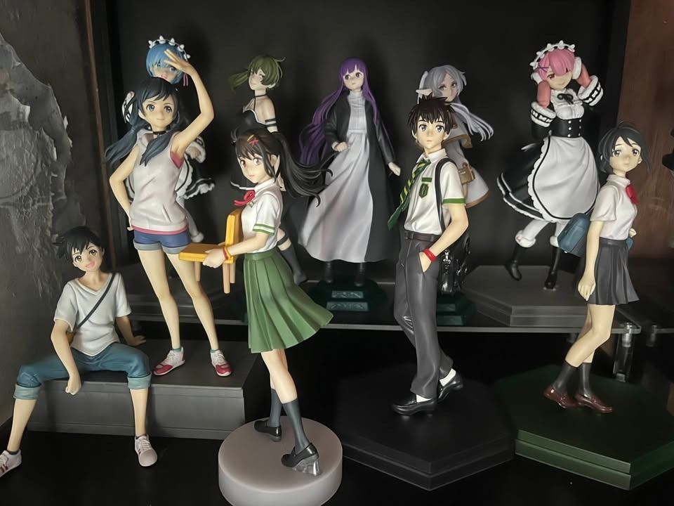 Weathering With You, Your Name and Suzume Figures (SOLD AS SET ...