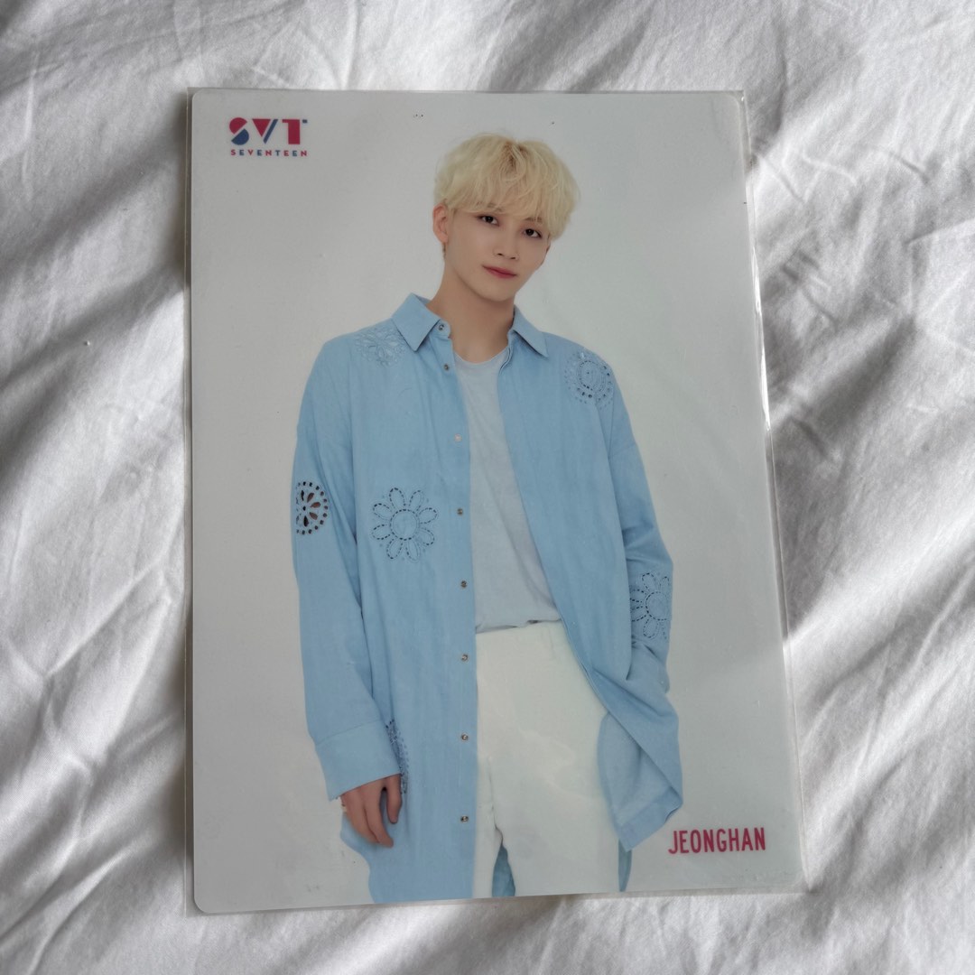 WTS SVT Seventeen Jeonghan Japan Pop Up Store Shitajiki (writing board ...