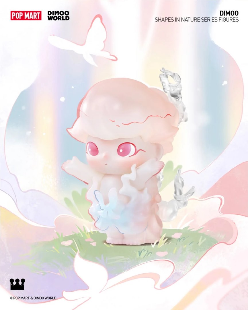 WTT Popmart Dimoo Shapes in Nature - Parting Clouds, Hobbies & Toys ...