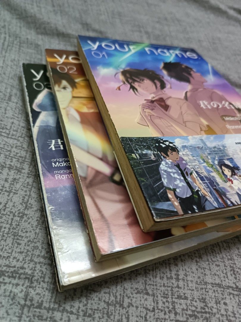 Your Name Comics Manga Vol 1 - 3, Hobbies & Toys, Books & Magazines, Comics & Manga on Carousell