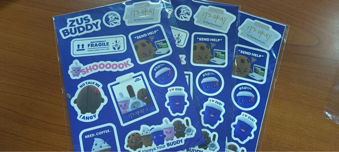zus buddy sticker, Hobbies & Toys, Collectibles & Memorabilia, Fan ...