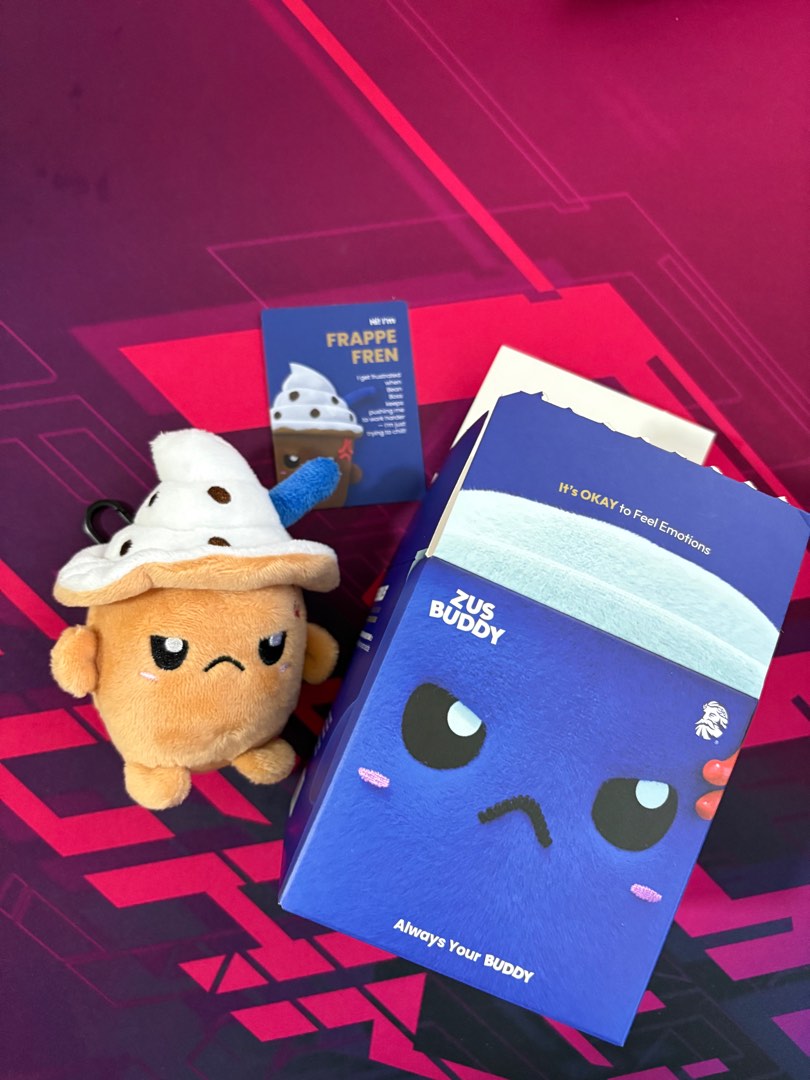 Zus Plushie Frappe Fren (Anger Series), Hobbies & Toys, Toys & Games on ...