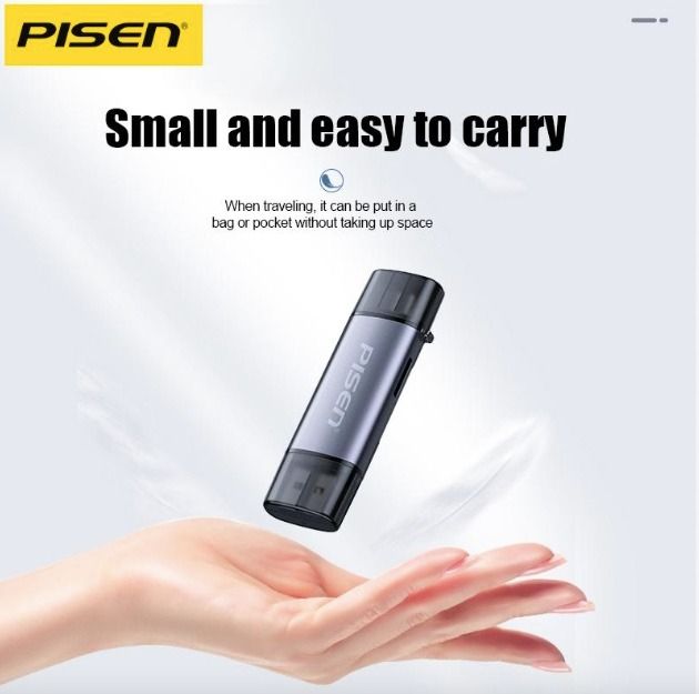 Card Reader 2-in-1 OTG (Dual Interface USB-C & USB-A),Dual Connector ...