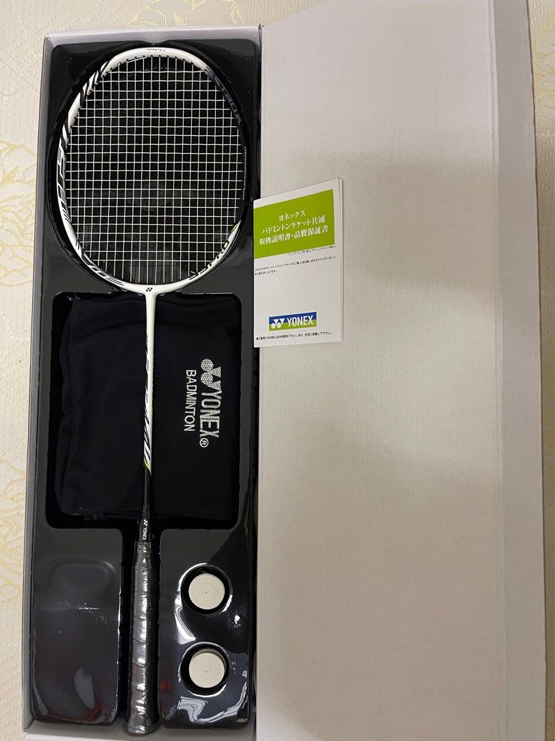 全新 尤尼克斯 yonex 羽球拍 羽球 全碳素 天斧99pro白虎紋 cue 4U 超輕 網球 網球拍 李寧 勝利 Brand new Yonex badminton racket ...