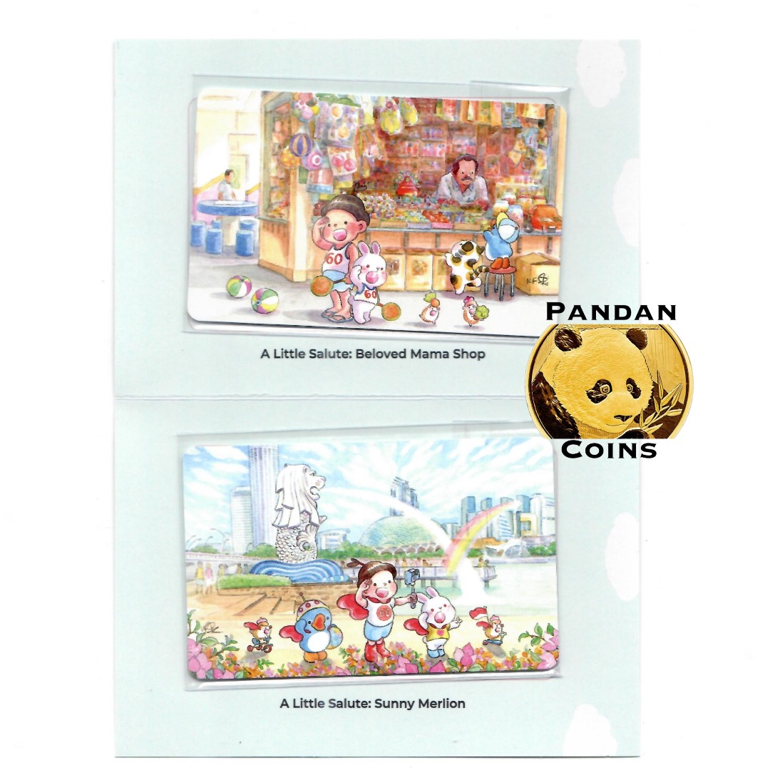 Ah Guo illustration SG60 ezlink card, Hobbies & Toys, Travel, Travel ...