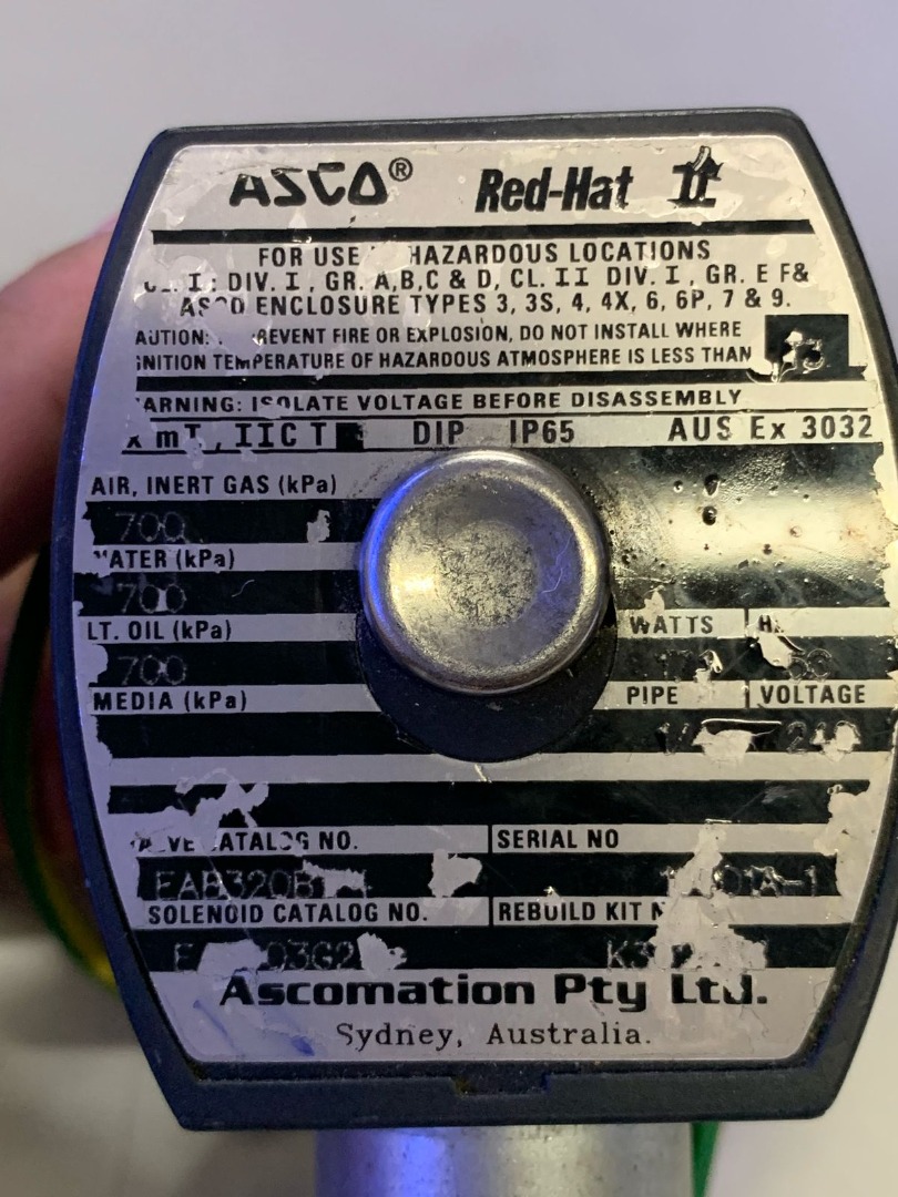 ASCO REDHAT EAB320B174 EA8003G2, Hobbies & Toys, Occasions & Party ...