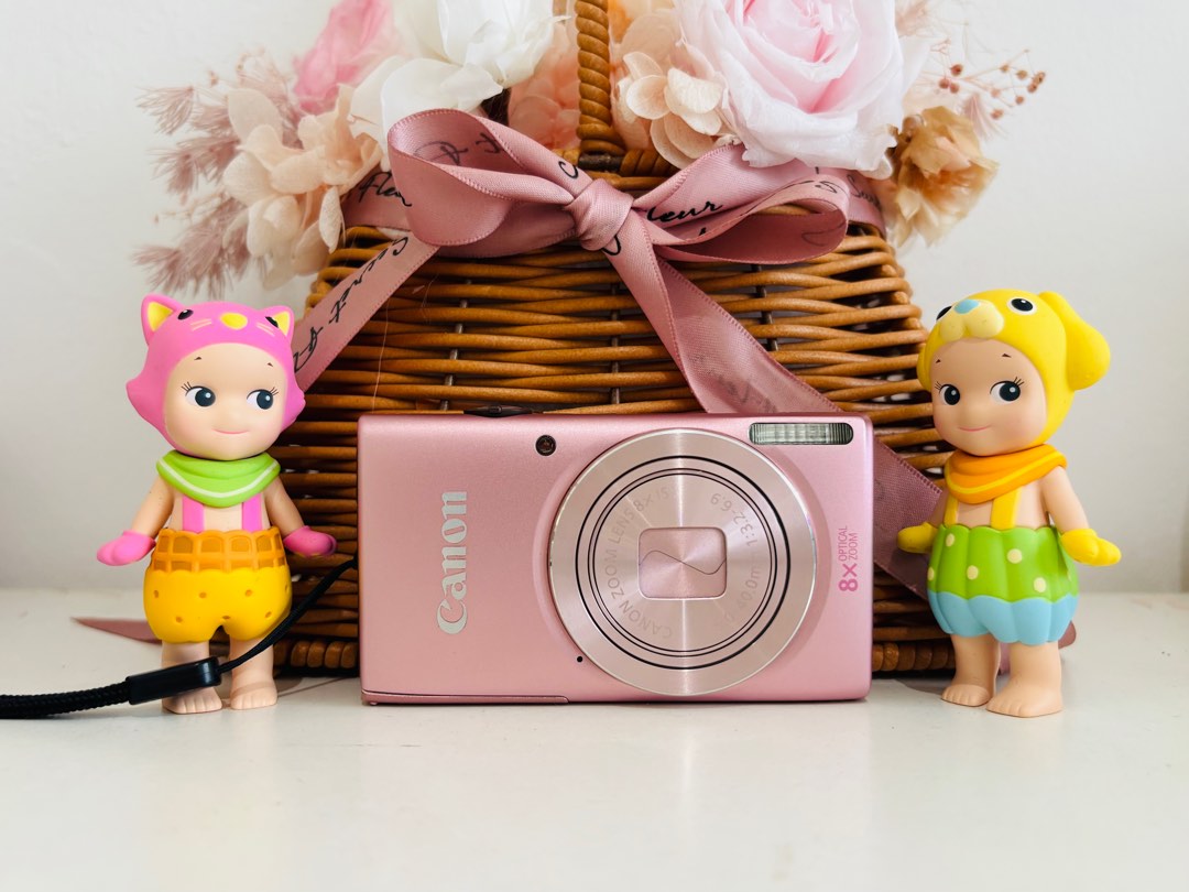 Baby Pink Canon Ixus132 digital camera digicam rare vintage ...
