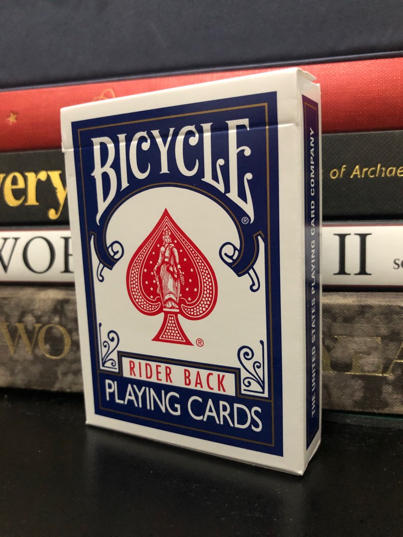 Bicycle Butterfly Marked Deck, Rider Back Blue Magic, Hobbies & Toys ...