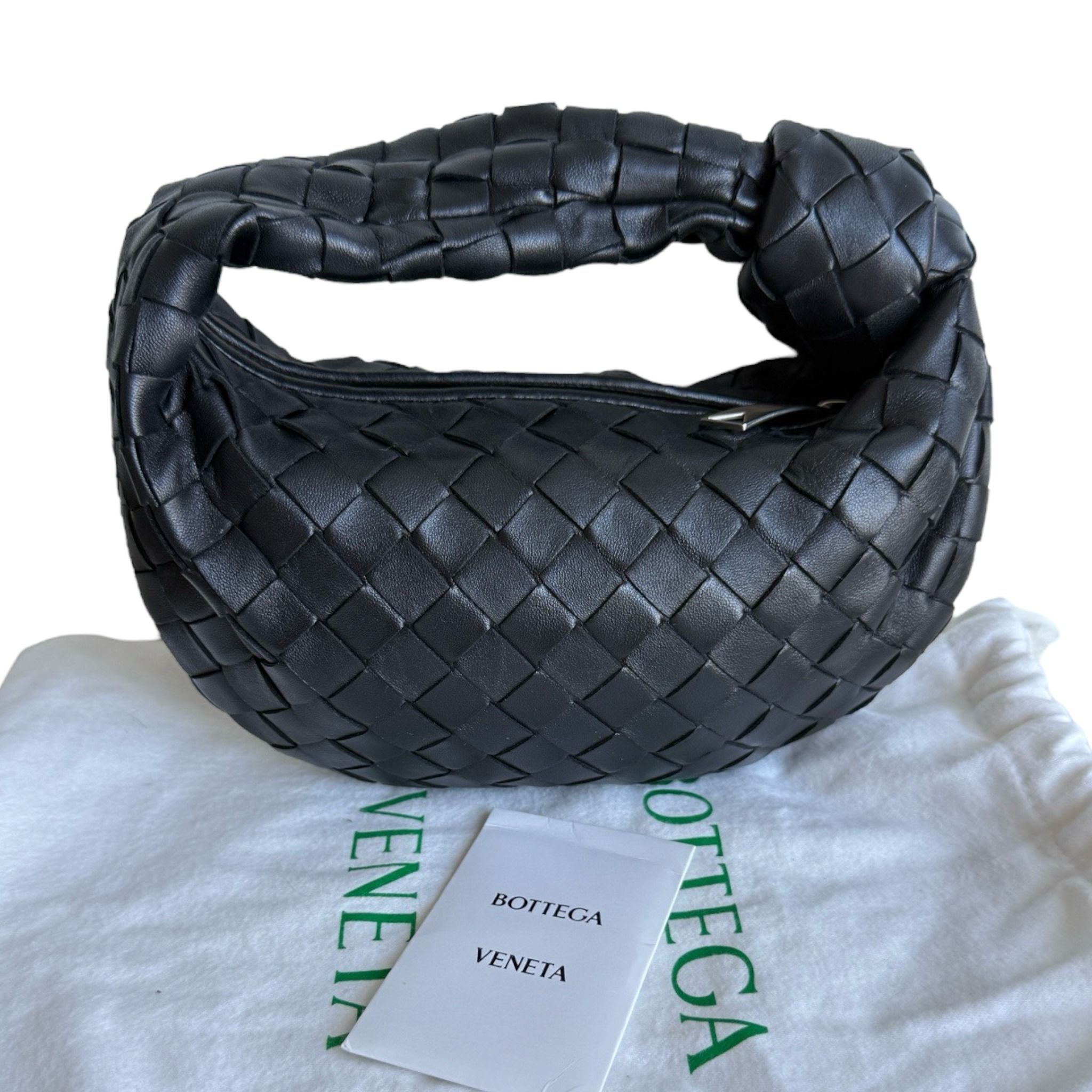Bottega Veneta Mini Jodie in Black, Luxury, Bags & Wallets on Carousell