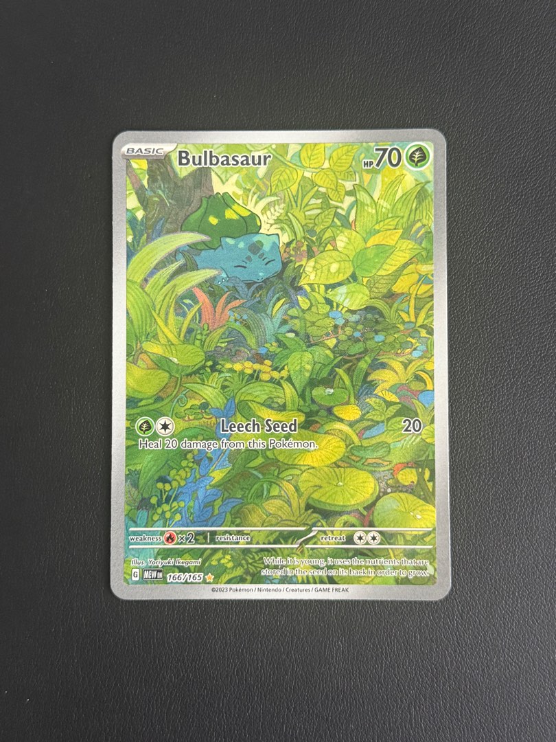 Bulbasaur Illustration Rare - Pokemon TCG 151, Hobbies & Toys, Toys ...