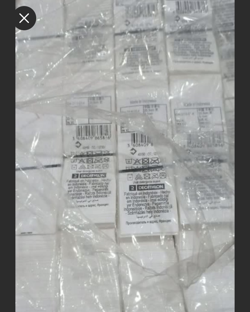 bundling DECATHLON label tag baju import murah, Fesyen Wanita, Pakaian ...