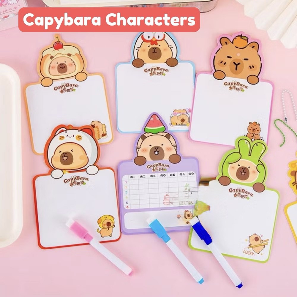 Capybara Note Board, Hobbies & Toys, Stationery & Craft, Stationery ...