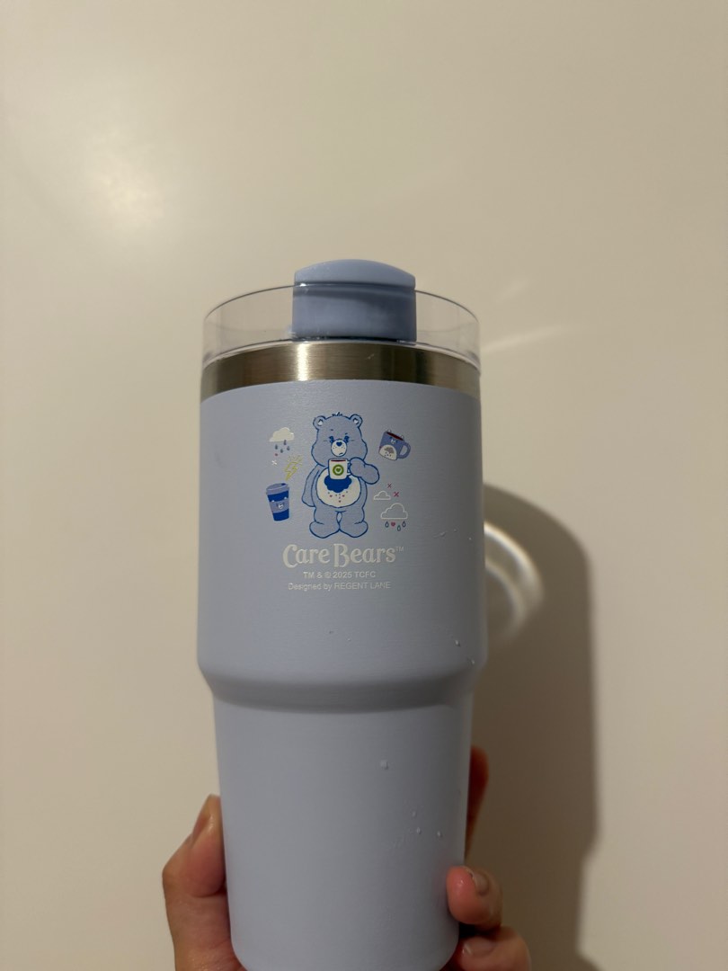Care Bears 不鏽鋼隨行杯1個（連飲管）藍色 Optic white colgate, 傢俬＆家居, 廚具和餐具, 廚水杯、水壺 ...