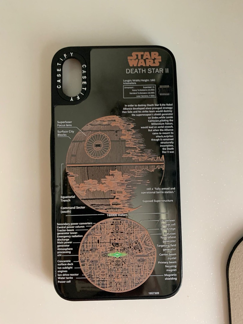 CASETiFY Star Wars Death Star II iPhone XS Max Case, Mobile Phones ...