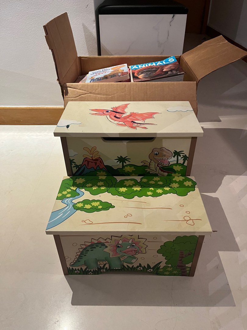 Children books and child stepping stool, Hobbies & Toys, Books ...