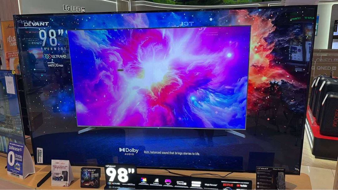 DEVANT 98 inches SMART TV 98UHW201, TV & Home Appliances, TV ...