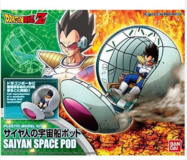 Rare item_Dragon Ball Z Vegeta Saiyan Space Pod Plastic Model Kit ...