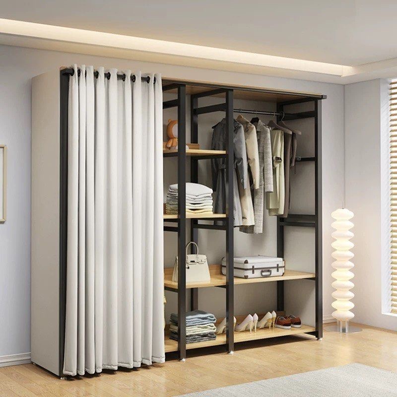 ELLOUS Modern Open Concept Wardrobe, Furniture & Home Living, Furniture ...