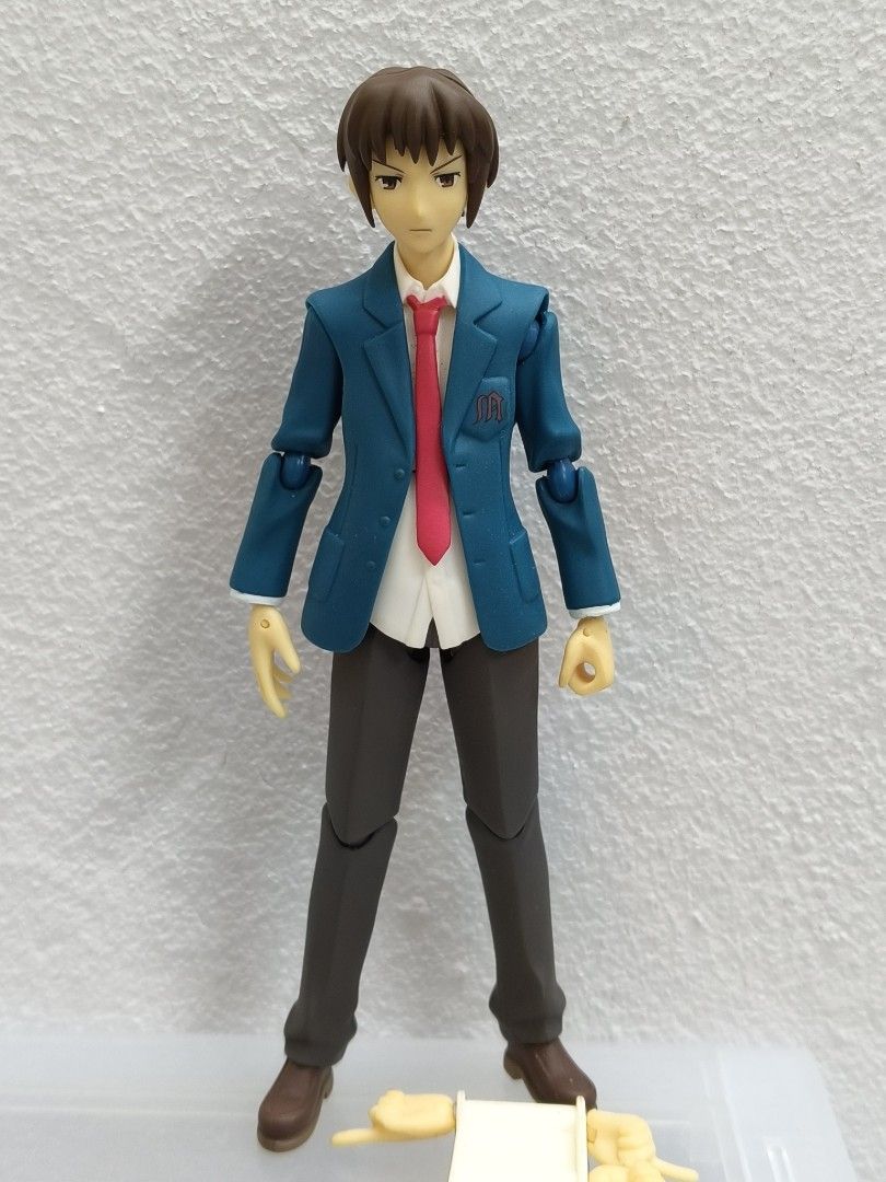 Figma 004 Kyon (The Melancholy of Haruhi Suzumiya), Hobbies & Toys ...