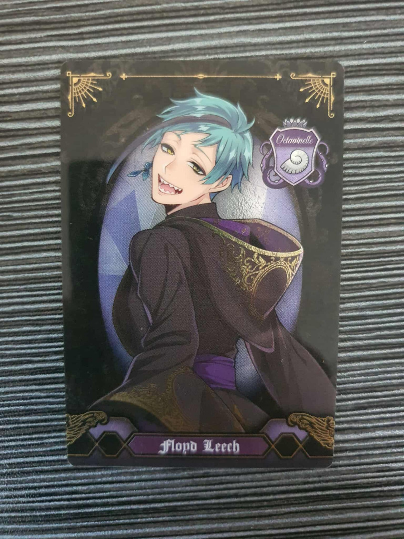 Floyd Leech Twisted Wonderland Wafer Cards Japanese TCG Octavinelle ...