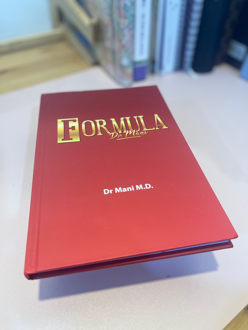 Formula Dr Mani (English Book) Reversing Chronic Diseases, Hobbies ...