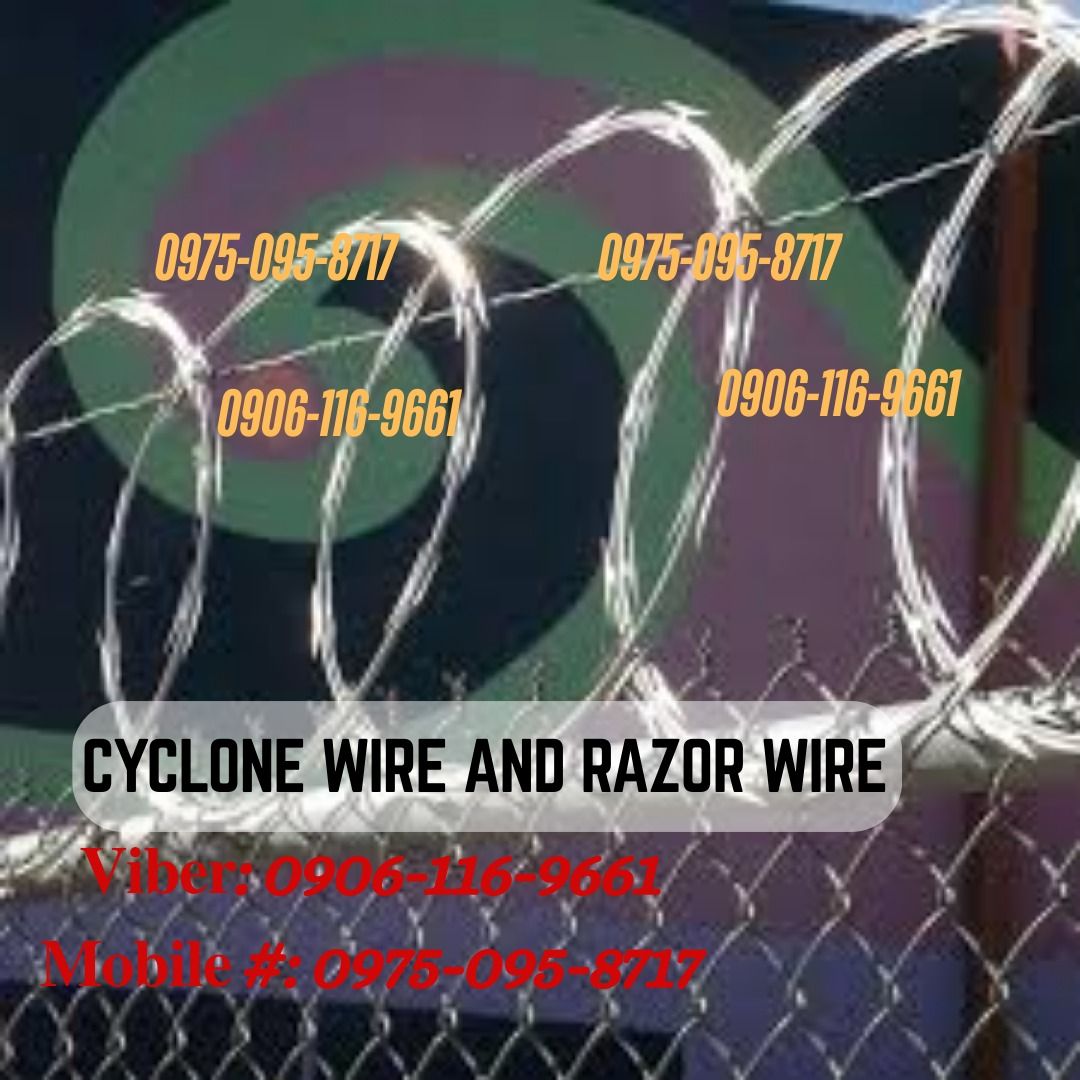 Galvanized Iron Welded Wire - Cyclone Wire - Razor Wire - GI Barbed ...
