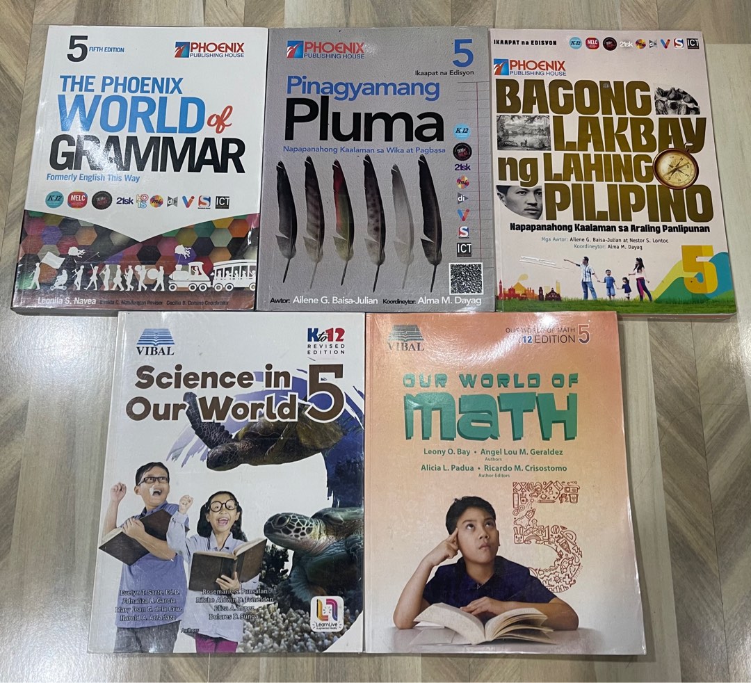 Grade 5 Books World of Grammar Bagong Lakbay ng Lahing Pilipino ...