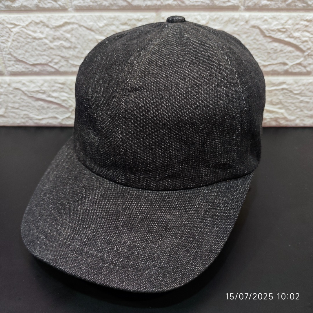GU Plain Black Denim Jeans Cap, Men's Fashion, Watches & Accessories ...