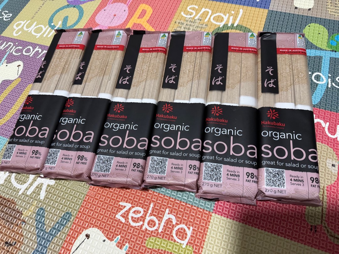 Hakubaku Organic Soba Noodles, Food & Drinks, Rice & Noodles on Carousell