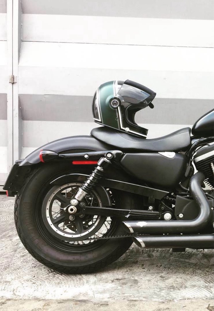 Harley Davidson Sportster Seat Single Solo Original, Hobbies & Toys, Travel, Travel Essentials ...