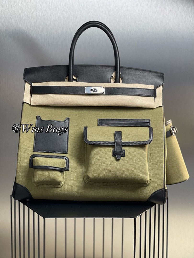 Hermes Birkin Cargo HAC 40cm GREEN, Luxury, Bags & Wallets on Carousell