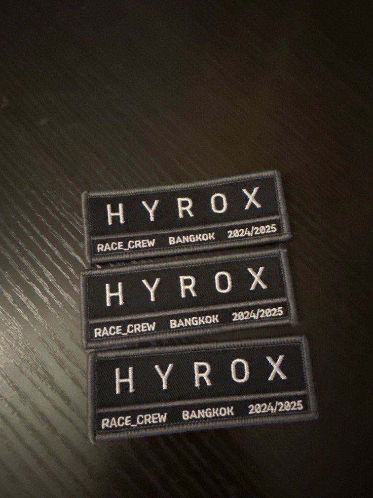 Hyrox Race patches, Hobbies & Toys, Collectibles & Memorabilia, Stamps ...