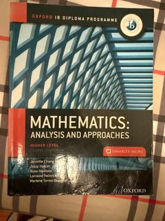 IBDP maths AAHL textbook, 興趣及遊戲, 書本 & 文具, 教科書 - Carousell