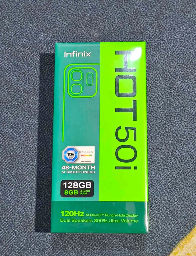 Infinix Hot 50i Titanium Grey 128GB, Mobile Phones & Gadgets, Mobile ...