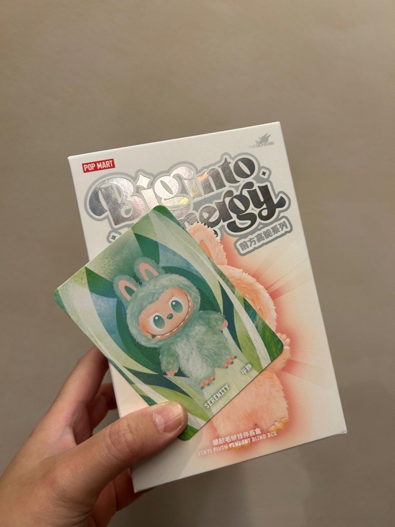 Instock authentic Popmart Labubu big into energy v3 vinyl face soft toy ...