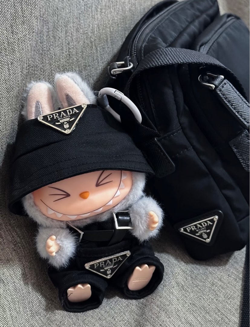 Labubu Doll Clothes Prada Jumpsuit + Hat set, Hobbies & Toys, Toys ...