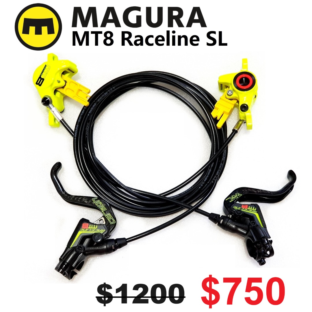 Magura MT8 Raceline SL Carbon Limited Edition Hydraulic Disc Brake ...