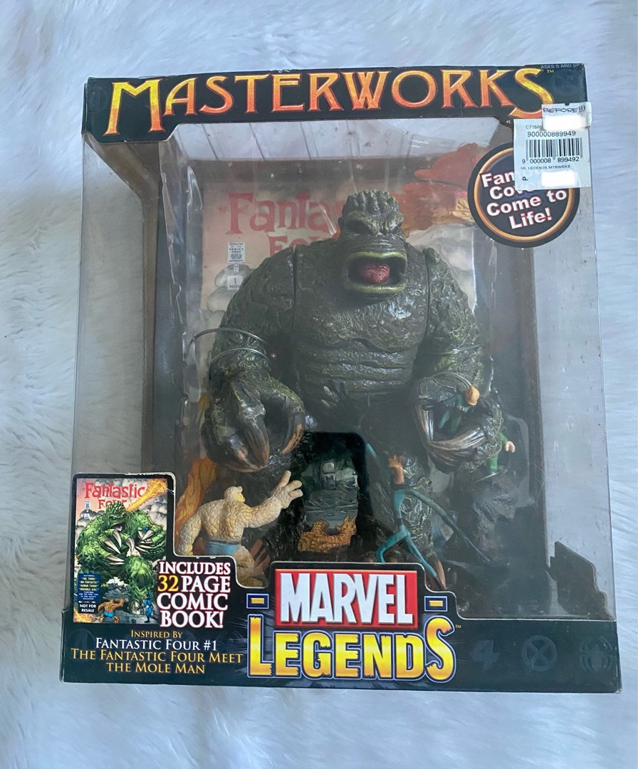 MARVEL LEGENDS MASTERWORKS- MEET THE MOLE MAN, Hobbies & Toys, Toys ...