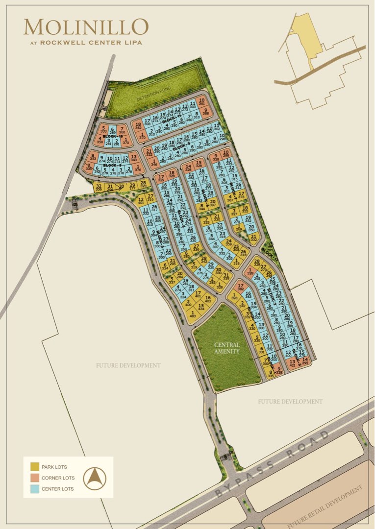 Molinillo at Rockwell Center Lipa, Property, For Sale, Lot on Carousell