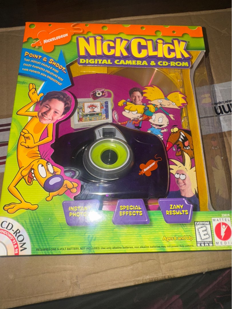 New Nickelodeon Nick Click Digital Camera & CD-Rom, Photography ...