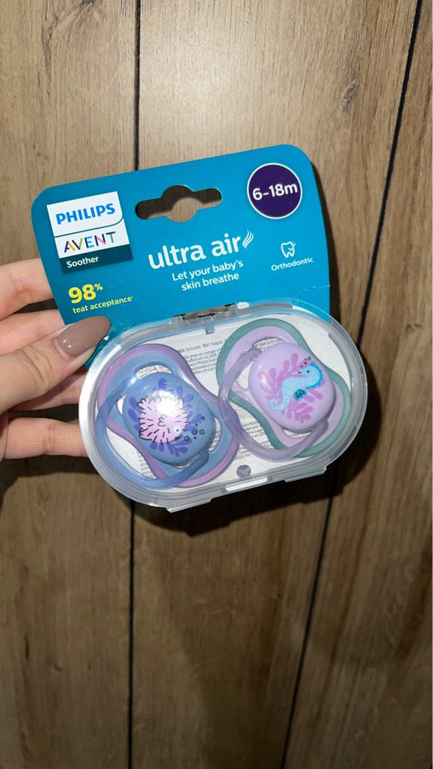 NEW PACIFIER PHILIPS AVENT ULTRA AIR ORTHODONTIC, Bayi & Anak ...