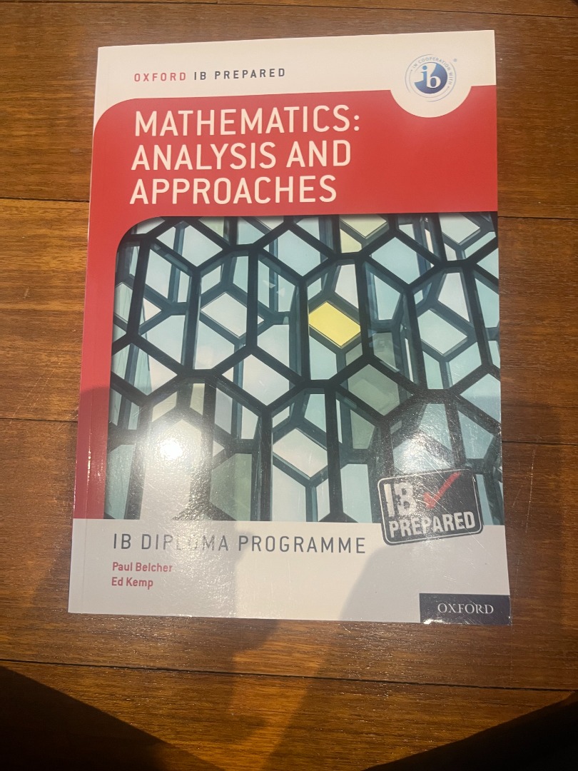 Oxford IB Prepared Mathematics (AA) Textbook, Hobbies & Toys, Books ...