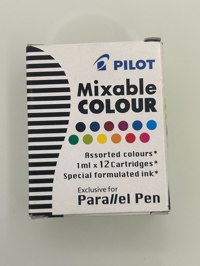 Pilot mixable COLOUR Parallel Pen, 興趣及遊戲, 手作＆自家設計, 文具 - Carousell