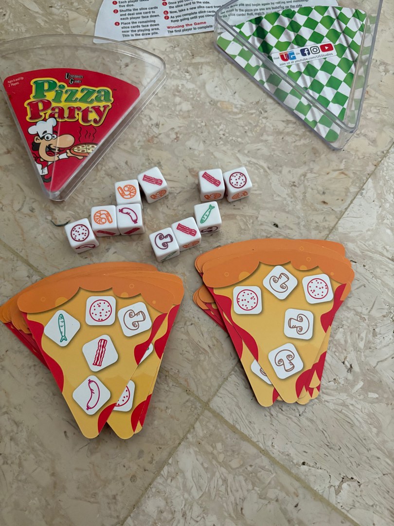 Pizza Party Card Game, Hobbies & Toys, Toys & Games on Carousell