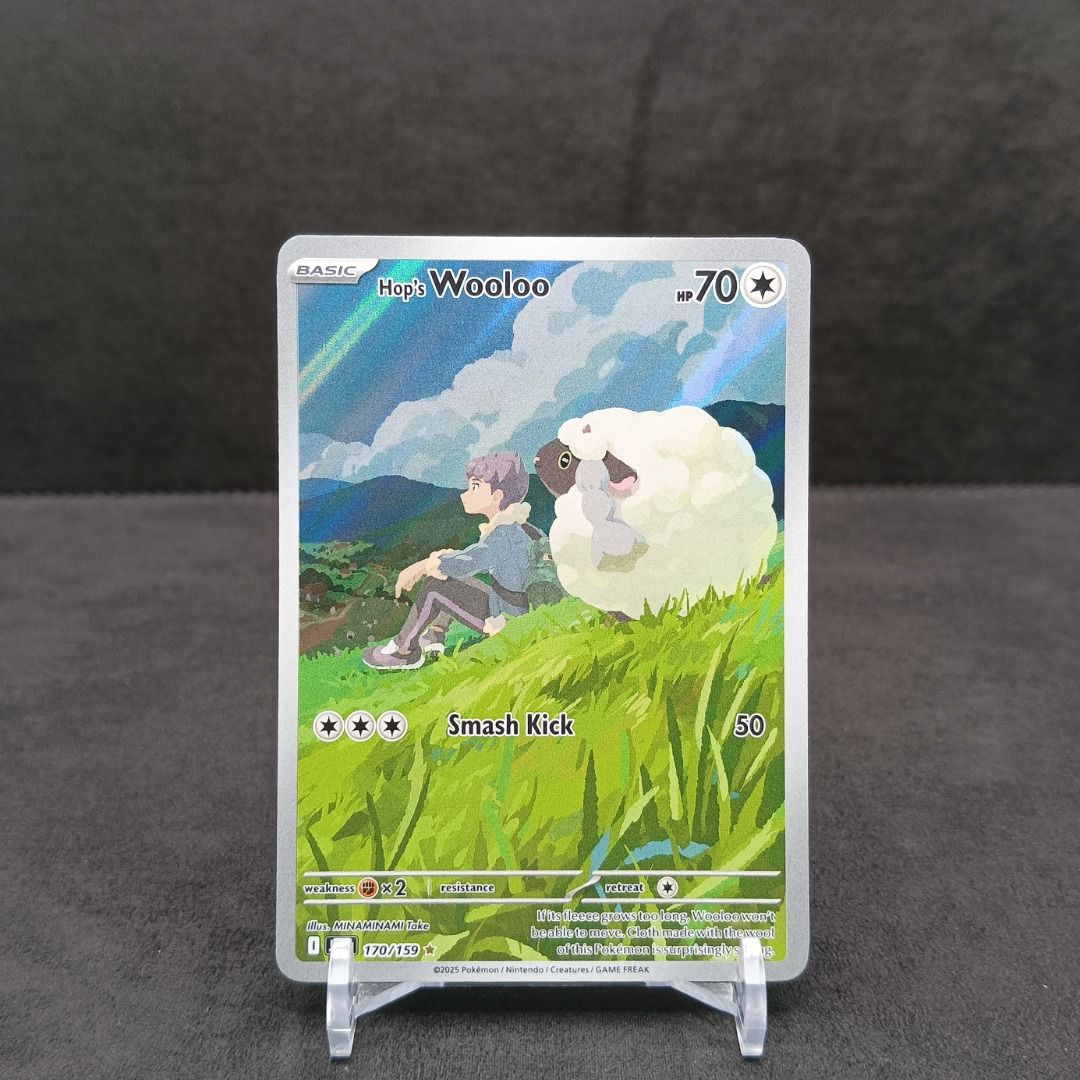 Pokemon Card - Hop's Wooloo #170 IR - Journey Together, Hobbies & Toys ...
