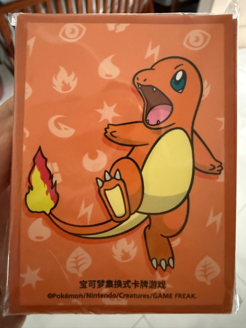 Pokemon Charmander Official Card/Deck Sleeves, Hobbies & Toys, Toys ...