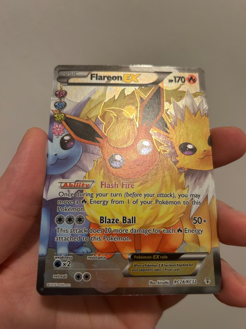 Pokemon Generations Flareon Radiant Collection/RC Full Art, Hobbies ...